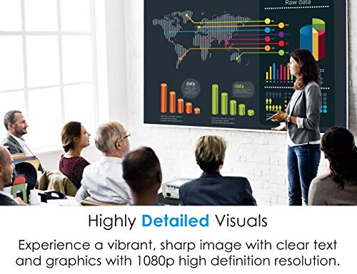 Optoma EH412ST Short Throw 1080P HDR Professional Projector | Super Bright 4000 Lumens | Business Presentations, Classrooms, or Meeting Rooms | 15,000 hour lamp life | Speaker Built In (Renewed)