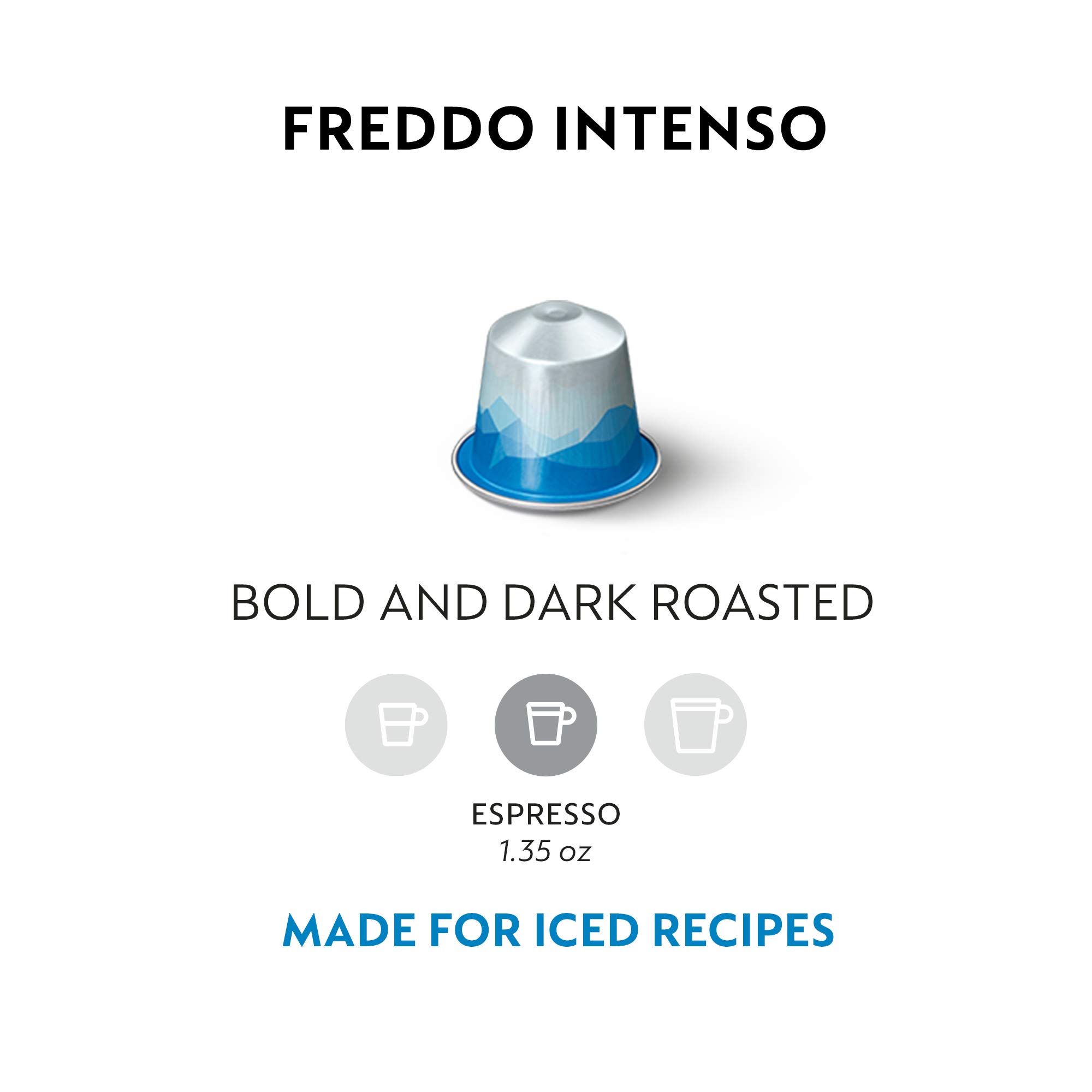 Nespresso Capsules Original Line, Freddo Intenso, 50-Count Espresso Coffee Pods