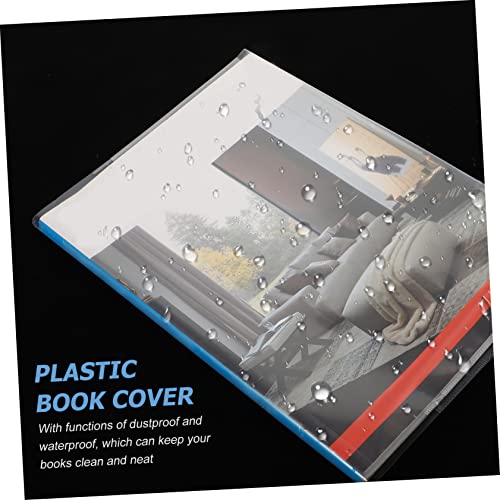 STOBOK 90 pcs Kids Covers Students Books Small Transparent Supplies Office Sleeves Exercise Protector School Installation Student Clear Thick for Practical Book