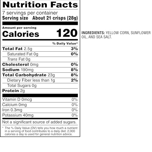 Popcorners Sea Salt, 7 Oz