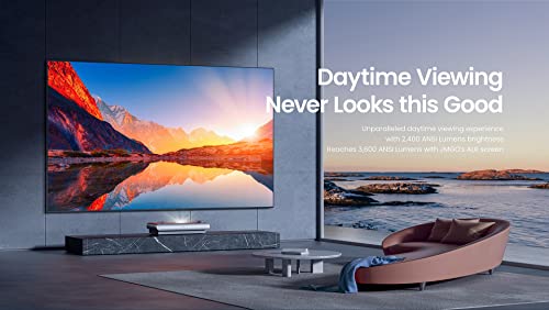 JMGO O1 Series of Ultra Short Throw Projectors and JMGO U2 Laser TV, Three Smart pojectors with Dynaudio Speakers, Auto Focus & Keystone Correction, Home Theater