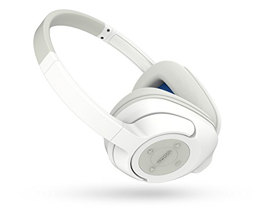 Koss BT539iW Wireless Bluetooth Over-Ear Headphones, in-Line Microphone, On-Board Microphone and Touch Controls, Detachable Cord Included, White