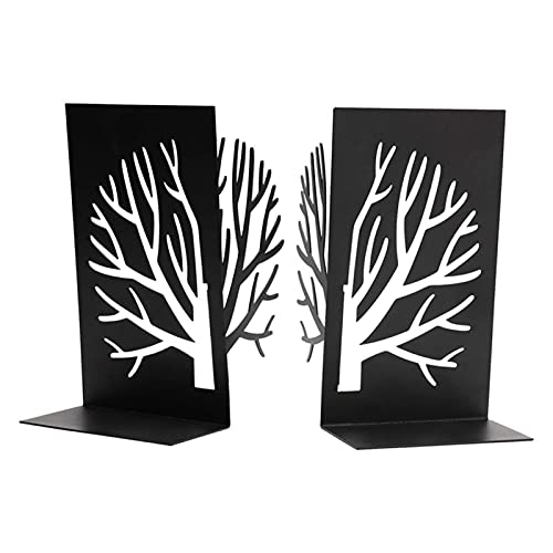 Bookends Book Ends Bookends for Heavy Books Bookend Book Shelf Holder Home Decorative Book Stopper Black 1 Pair Office Book Stopper bookends