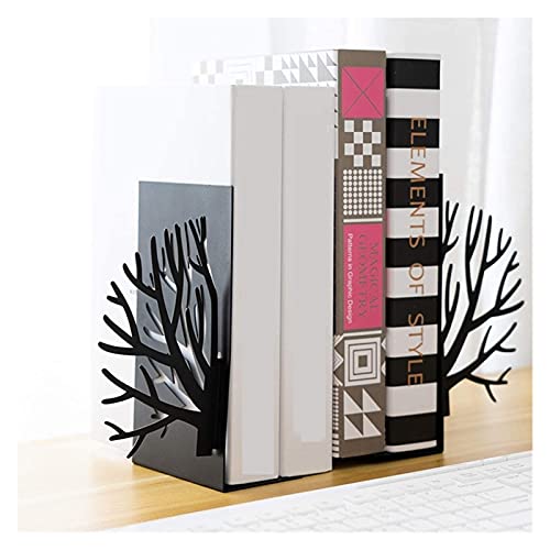 Bookends Book Ends Bookends for Heavy Books Bookend Book Shelf Holder Home Decorative Book Stopper Black 1 Pair Office Book Stopper bookends