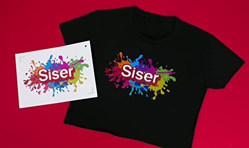 Siser EasyColor DTV 8.4" x 11" Sheets - Inkjet Printer Compatible Heat Transfer Vinyl (5 Sheets)