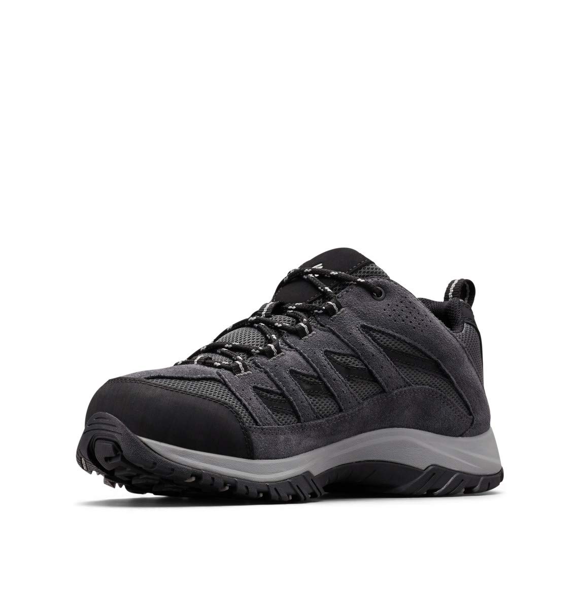 Columbia Mens Crestwood Hiking Shoe, Shark, Columbia Grey, 10.5 Wide US