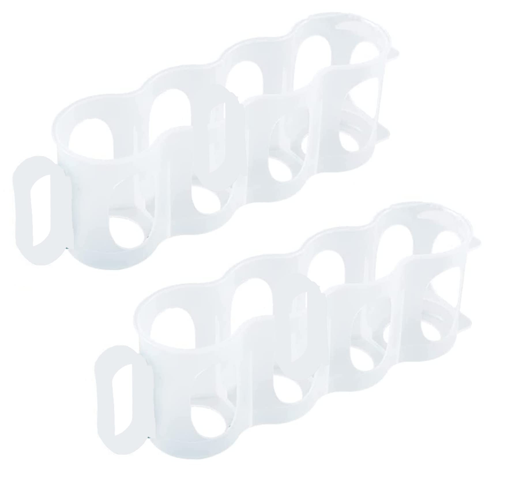 MOXAS Soda Can Organizer for Refrigerator Shelf, Drink Organizer for Fridge，Soda Can Beverage Holder,Fridge Storage Sliding Rack 2-Pack