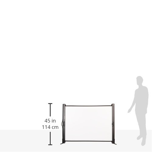 Epson ES1000 Ultra Portable Tabletop Projection Screen (V12H002S4Y),Black Case 45.35" x 34.5" x 2.44"