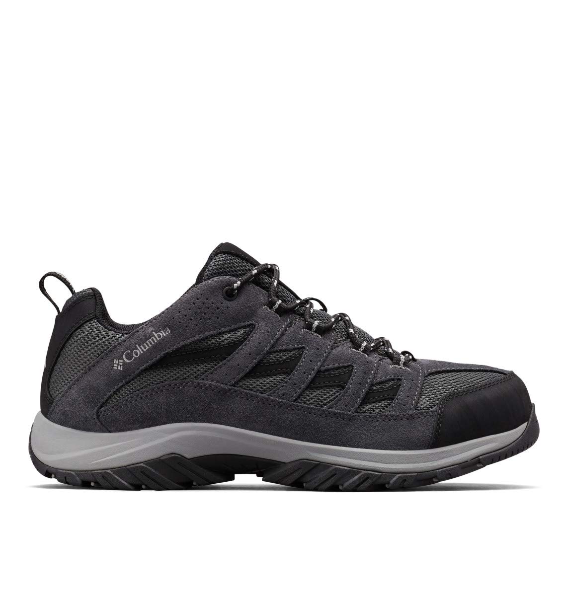 Columbia Mens Crestwood Hiking Shoe, Shark, Columbia Grey, 10.5 Wide US