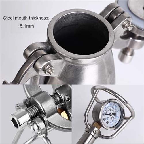 Mini Popcorn Machine, 304 Stainless Steel Mini Popcorn Pot, Chinese Traditional Retro Popcorn Maker, Amplifier Old-Fashioned Hand Popcorn Poppers,400ml