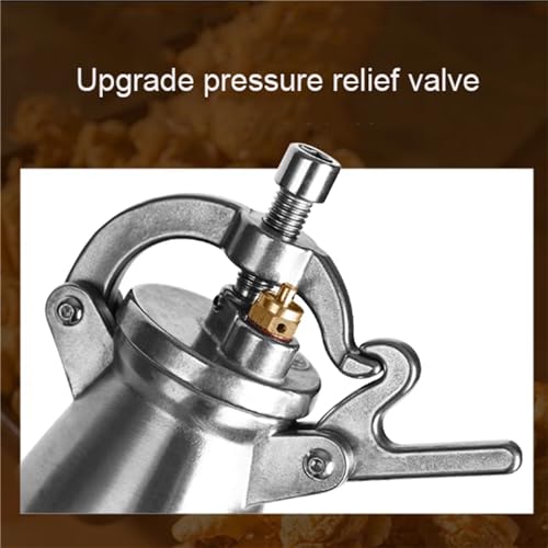 Mini Popcorn Machine, 304 Stainless Steel Mini Popcorn Pot, Chinese Traditional Retro Popcorn Maker, Amplifier Old-Fashioned Hand Popcorn Poppers,400ml