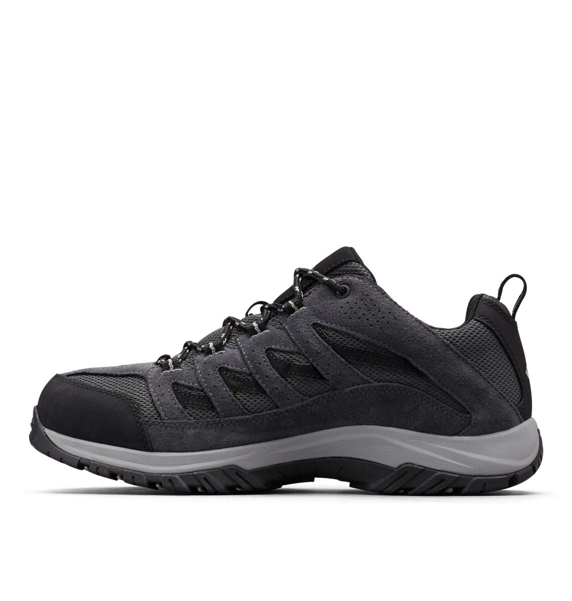 Columbia Mens Crestwood Hiking Shoe, Shark, Columbia Grey, 10.5 Wide US