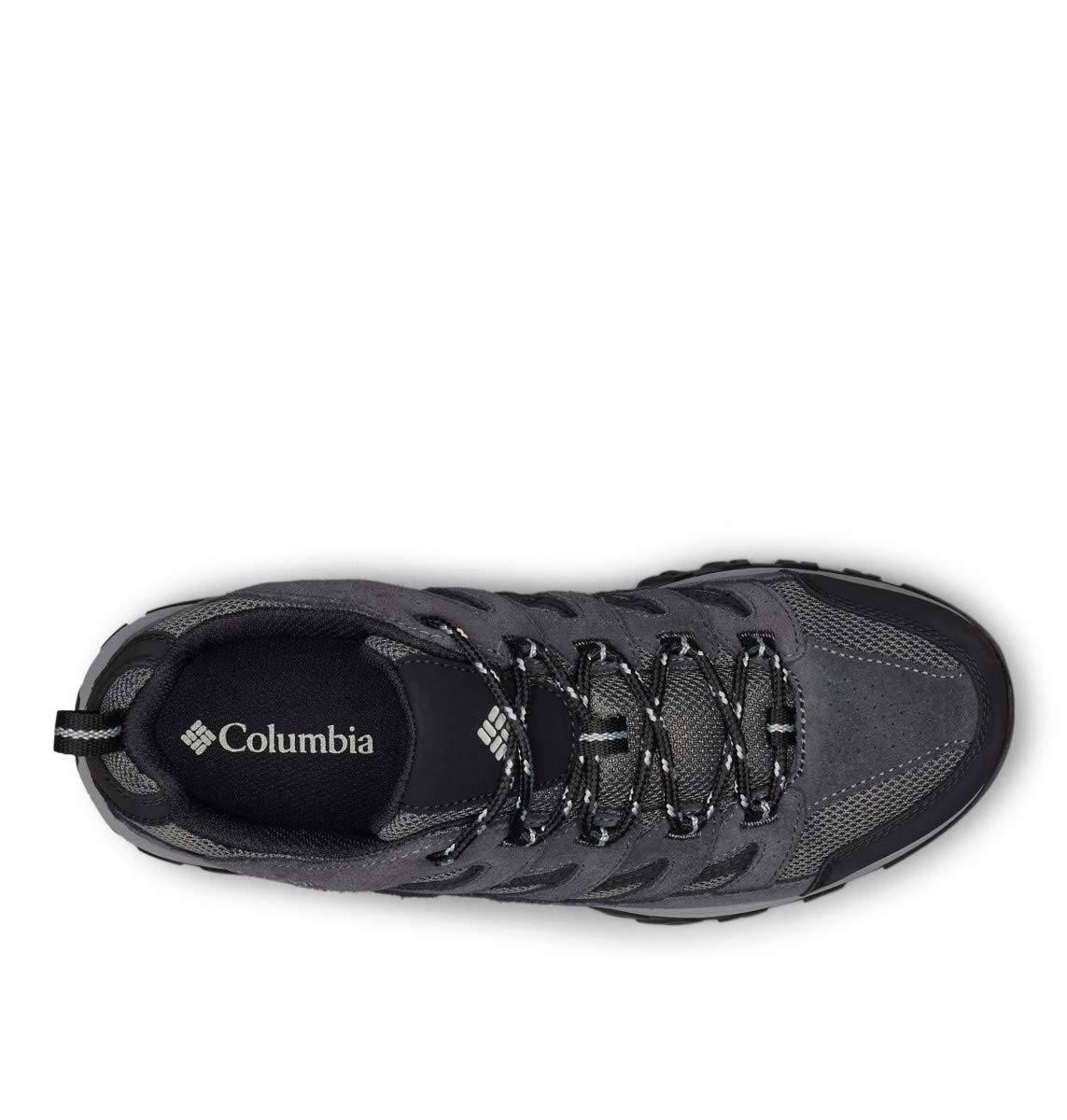 Columbia Mens Crestwood Hiking Shoe, Shark, Columbia Grey, 10.5 Wide US