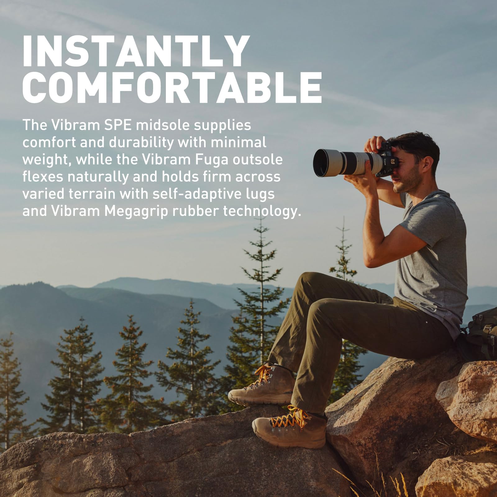 Danner Mountain 600 Waterproof Hiking Boots for Men - Lightweight, Durable Upper, Breathable Lining, Triple-Density Footbed & Vibram Traction Outsole, Saddle Tan - 11 D