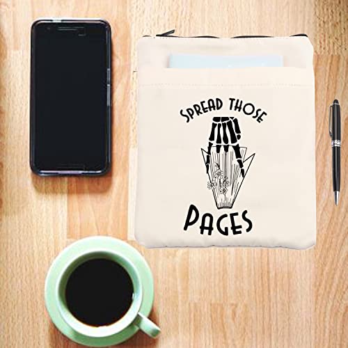 MAOFAED Romance Reader Book Cover Smut Book Sleeve Spread Those Pages Book Protector Bookworm Book Sack Gift (Spread booksl)