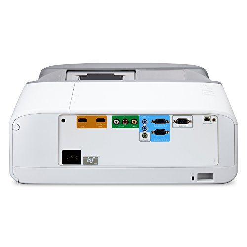 ViewSonic 1080p Projector Ultra Short Throw with RGB Rec 709 100,000:1 and Low Input Latency for Gaming, Watch Netflix with Dongle (PX800HD)