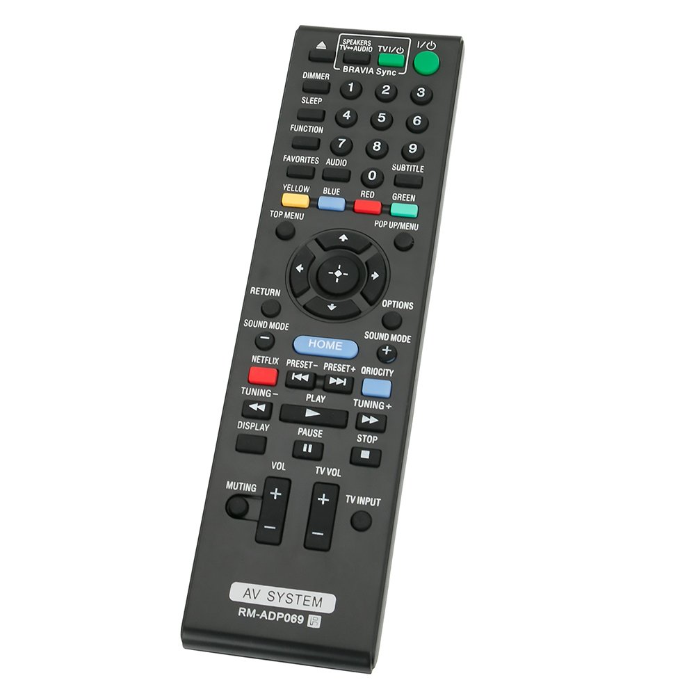 ZdalaMit RM-ADP069 Replace Remote Control Applicable for Sony Audio Video AV System HBD-E580 BDV-N790W HB-DE3100 RM-ADP072 BDV-T58 BDV-T57 HBD-T79 HBD-E280