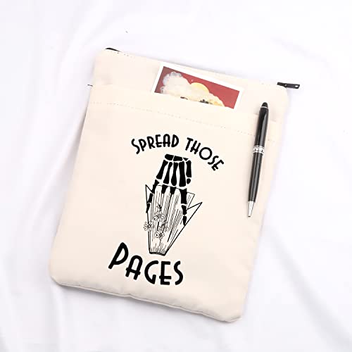 MAOFAED Romance Reader Book Cover Smut Book Sleeve Spread Those Pages Book Protector Bookworm Book Sack Gift (Spread booksl)