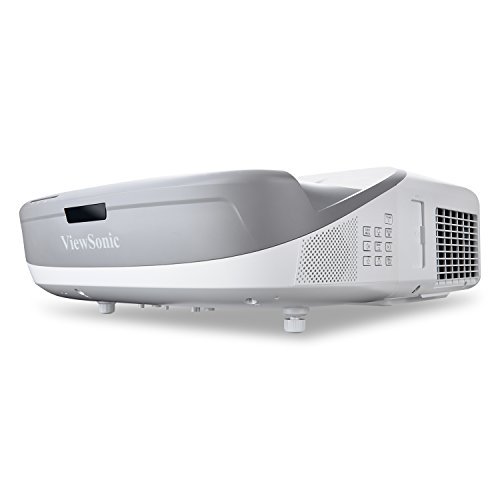 ViewSonic 1080p Projector Ultra Short Throw with RGB Rec 709 100,000:1 and Low Input Latency for Gaming, Watch Netflix with Dongle (PX800HD)