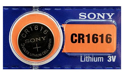 Sony CR1616 3 Volt Lithium Coin Battery On Tear Strip (Pack of 5)