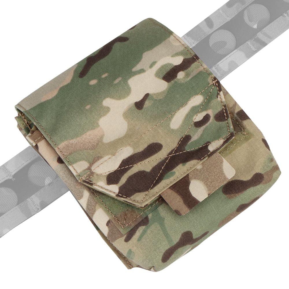 GYDEHUTJ Molle Multi-Use Pouches, Tactical 5.56 7.62 Magazine Pouch GP Storage Bag 2 in 1 for Duty Belt Vest