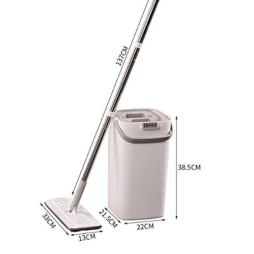 2020 Latest Mop Set Hands Free Wash Cleaning Tools Floor Cleaner Microfiber Mops with Bucket Kitchen Clean Flat Squeeze Mop