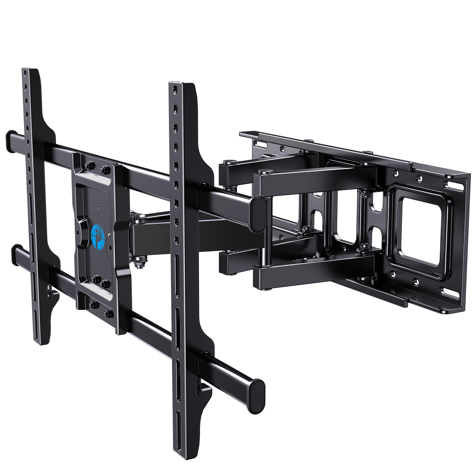 Pipishell TV Wall Mount Full Motion for Most 37-75 Inch LED LCD OLED TVs, Wall Bracket TV Mount Articulating Swivel Tilt Extension Leveling Holds up to 132lbs Max VESA 600x400mm Fits 12/16" Wood Stud