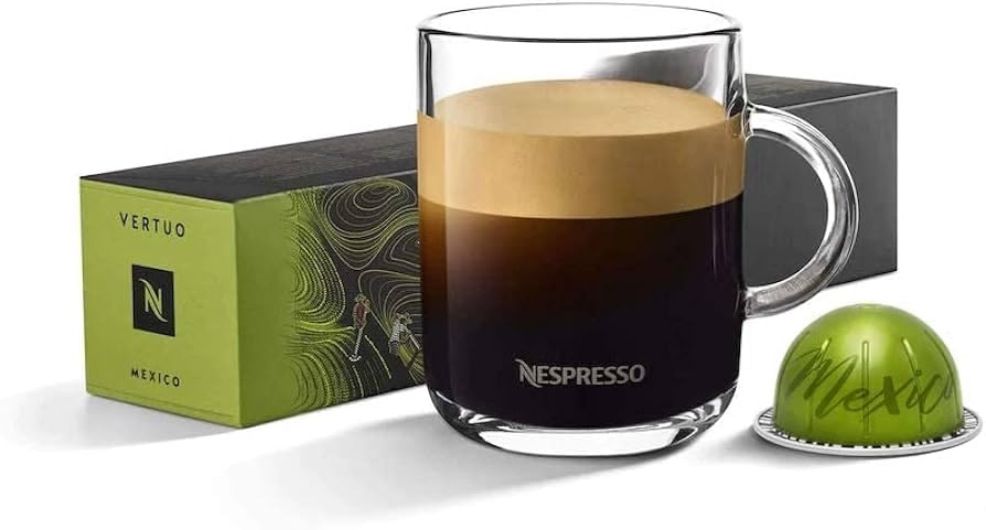 European Version Nespresso Vertuo Line Master Origin Variety: Mexico and Colombia - 20 Coffee Capsule Pods Imported (not affiliated with Nespresso US)