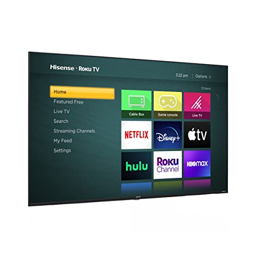 Hisense 50-Inch Class 4K UHD LED Smart TV Motion Rate 120 Gaming Mode Compatible with Alexa & Google Assistant + Free Wall Mount (No Stands) 50R6E4 (Renewed)