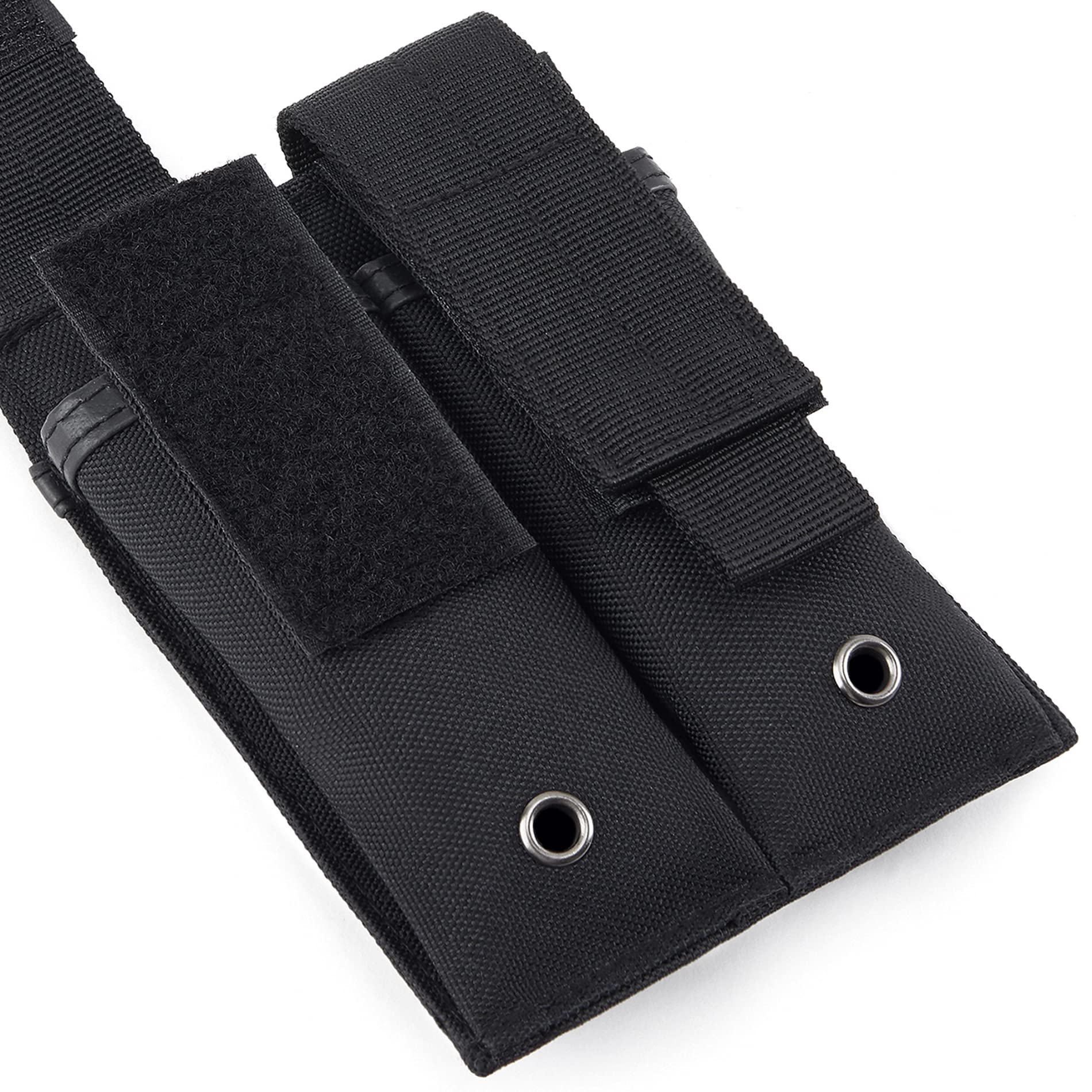 Molle Double Pistol Mag Pouch Tactical Pistol Magazine Pouch Mag Holder Tool Organizer Holder