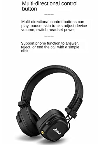 Lmminer Active Noise Cancelling Over-Ear Headphones Wireless Hi-Fi Stereo Bluetooth 5.0 Foldable Music Headset with Mic, Apt-X Low Latency, Apt-X HD, 30H Playtime,Brown