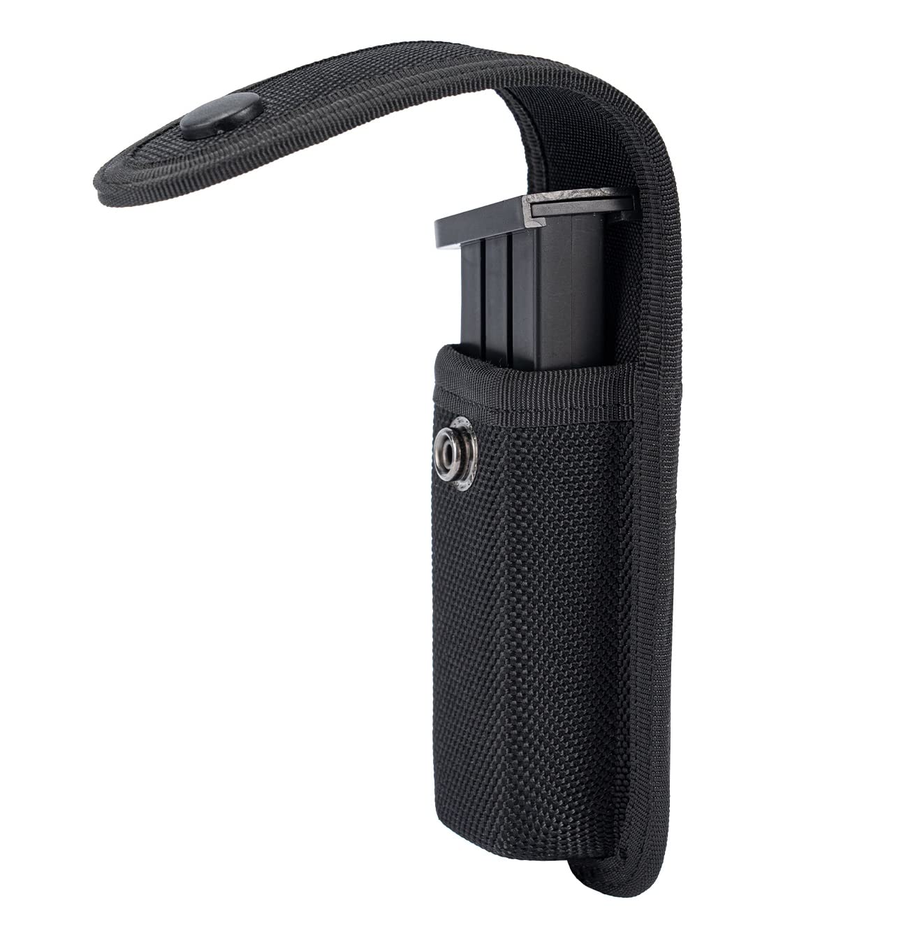 Dotacty Nylon Mag Pouch Single/Double Magazine Pouch Pistol Mag Holster Duty Belt/MOLLE Molded 9mm Mag Holder Carry Case (Nylon Single Pouch)