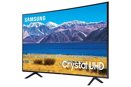 SAMSUNG 55-inch Class Curved UHD TU-8300 Series - 4K UHD HDR Smart TV With Alexa Built-in (UN55TU8300FXZA, 2020 Model) (Renewed)