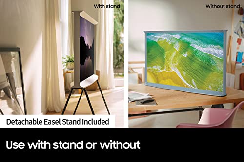 SAMSUNG 65-Inch Class The Serif LS01B Series - QLED 4K Smart TV with Alexa Built-in (QN65LS01BAFXZA, 2022 Model) (Renewed)
