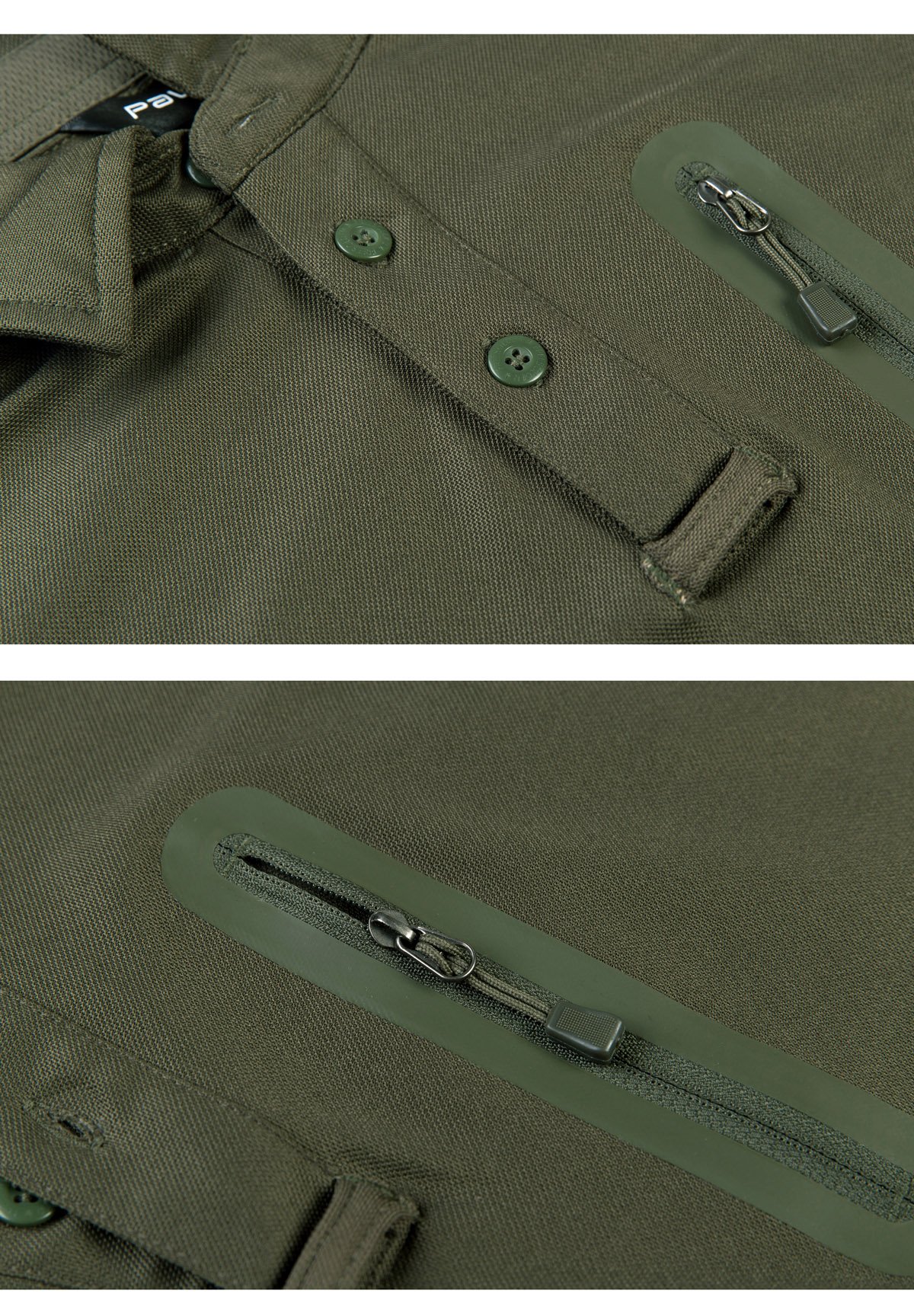 CRYSULLY Men Summer Pullover Tactical T-Shirts for Men Short Sleeve Military Polo Shirt Outdoor Combat Shirt Army Green