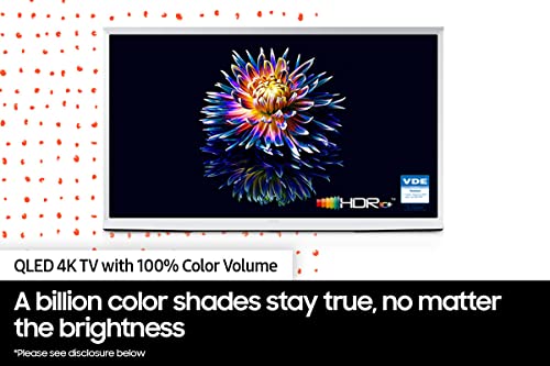 SAMSUNG 65-Inch Class The Serif LS01B Series - QLED 4K Smart TV with Alexa Built-in (QN65LS01BAFXZA, 2022 Model) (Renewed)