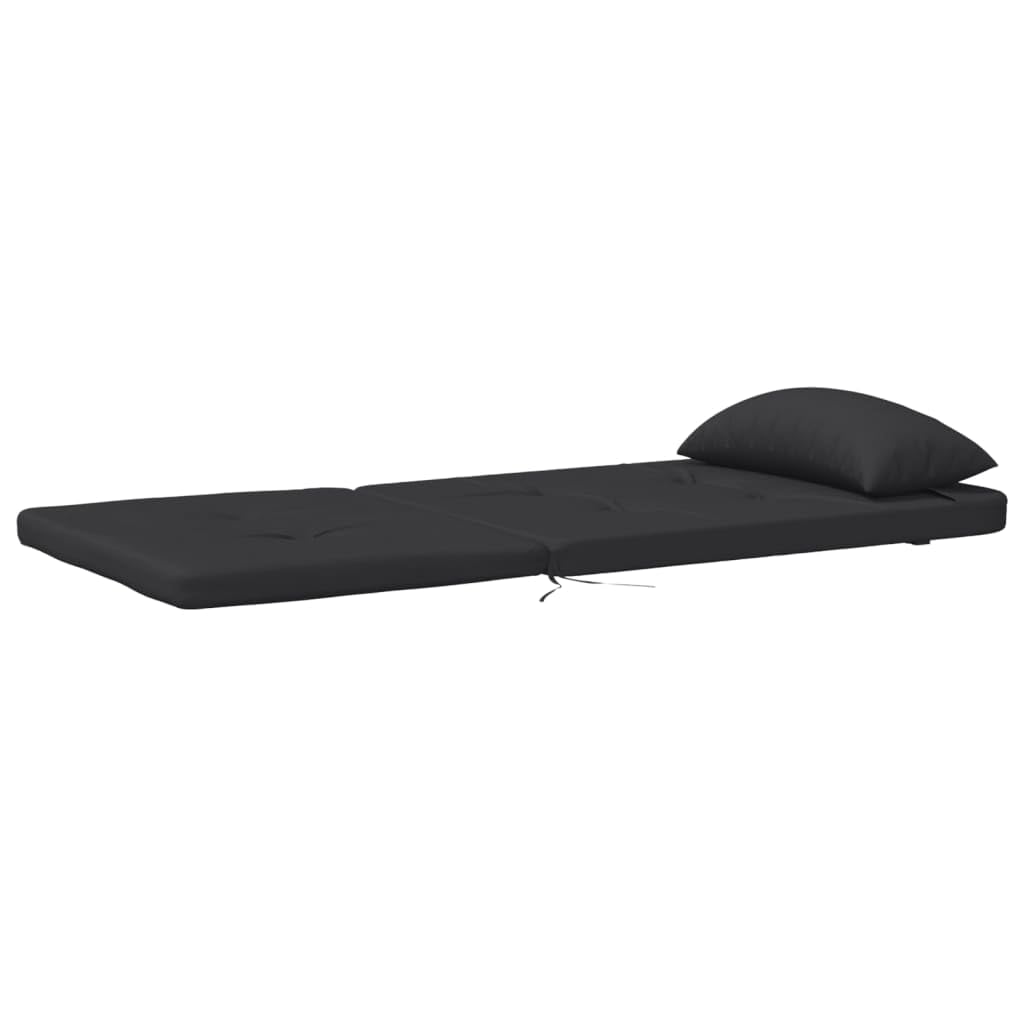CHARMMA Adirondack Chair Cushions 2 pcs Black Oxford Fabric, Decor