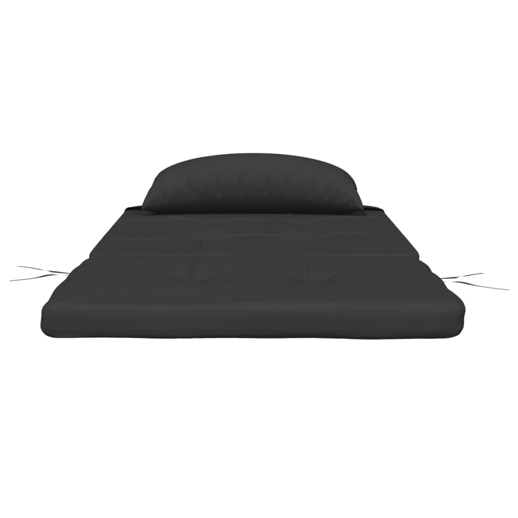 CHARMMA Adirondack Chair Cushions 2 pcs Black Oxford Fabric, Decor