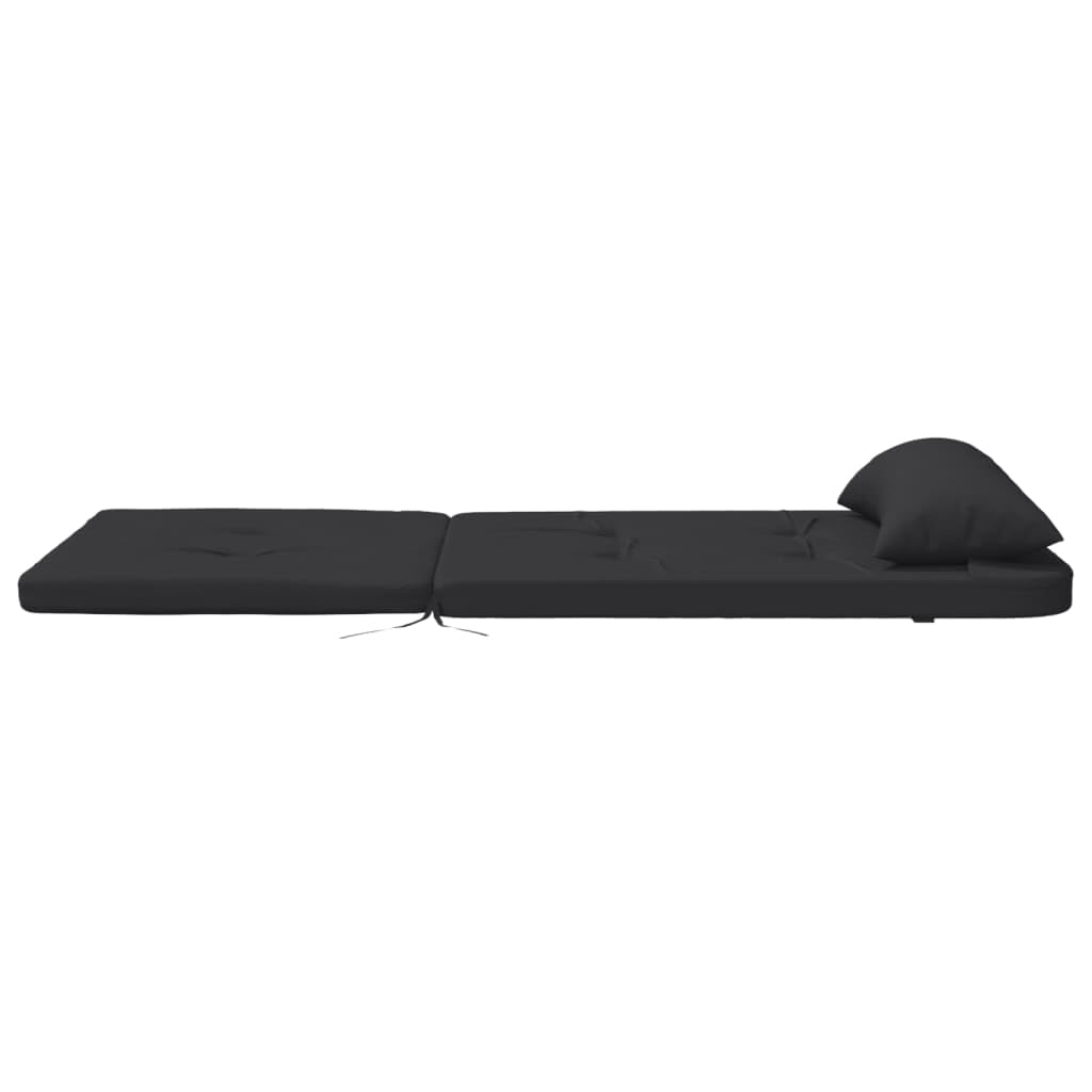 CHARMMA Adirondack Chair Cushions 2 pcs Black Oxford Fabric, Decor