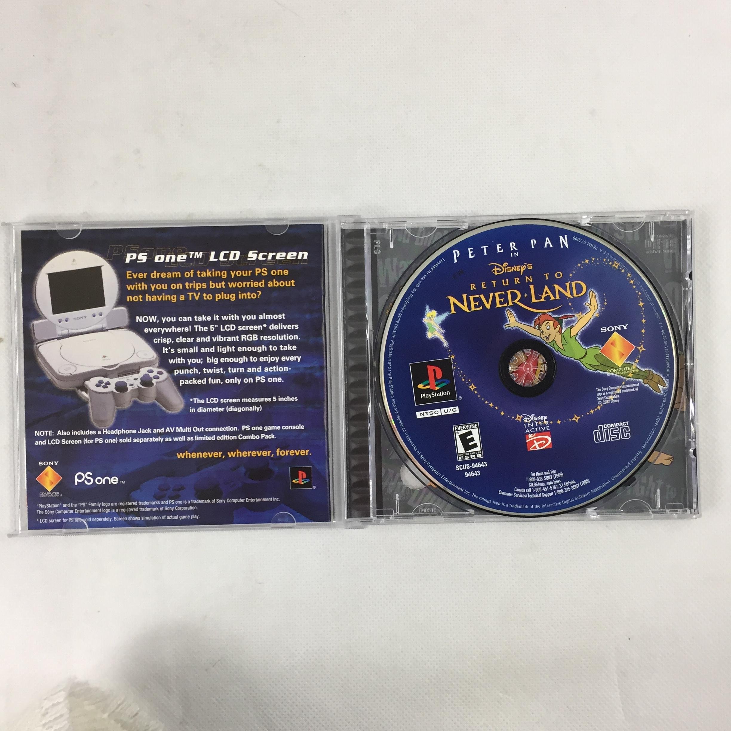 Disney's Peter Pan Return to Neverland - PlayStation