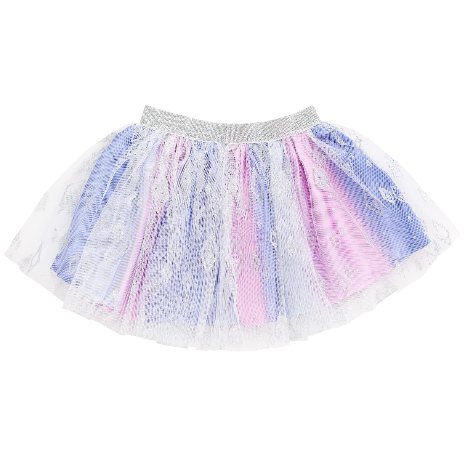 Disney Frozen Elsa Toddler Girls T-Shirt Mesh Skirt and Scrunchie 3 Piece Outfit Set 5T