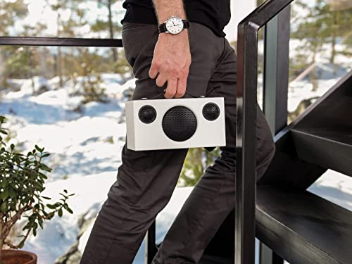 Audio Pro Addon C3 Wireless Bluetooth Speaker | High Fidelity, Rechargeable, Portable Speaker for Outdoor, Home, Camping, Travel, Beach | AirPlay, Alexa, Spotify Connect Compatible | White