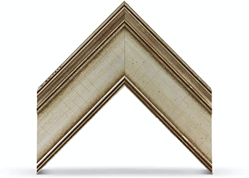 Deco TV Frames - Warm Silver Smart Frame Compatible ONLY with Samsung The Frame TV (32", Fits 2021-2023 Frame TV)