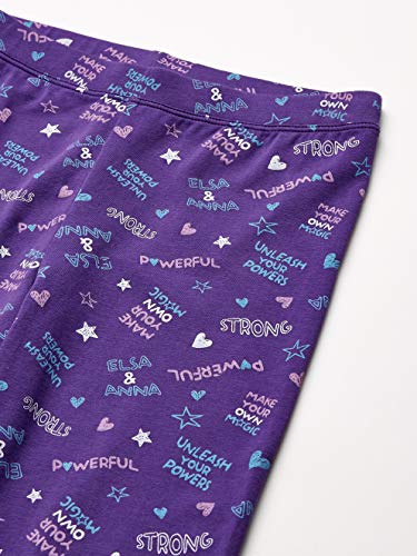 Amazon Essentials Disney | Marvel | Star Wars | Frozen | Princess Girls' Leggings, Pack of 4, Frozen Sisters, 4T