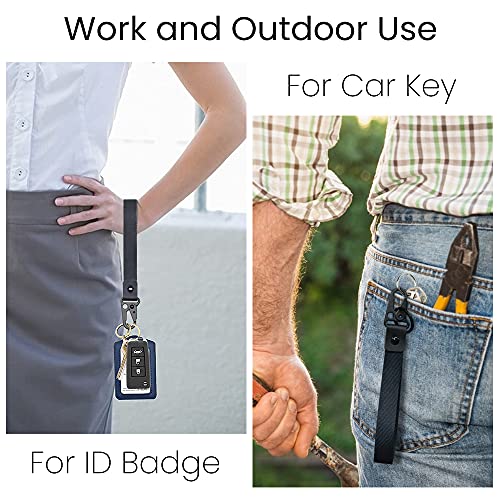 ABLAZE Wristlet Strap for Keys, Hand Wristlet Lanyard Durable Key Chain Wristlet for Men and Women (1 Piece, Black)