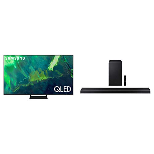 SAMSUNG 75-inch Class Q70A Series ā QLED 4K UHD Smart TV with Alexa Built-in (QN75Q70AAFXZA, 2021 Model) HW-Q700A | 3.1.2ch | Soundbar | w/Dolby Atmos/DTS:X | 2021
