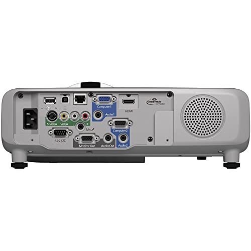 Epson PowerLite 530 3LCD Short Throw Projector, White (Renewed)