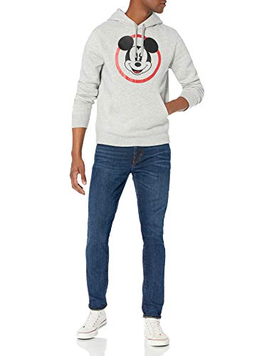 Amazon Essentials Disney | Marvel | Star Wars Men's Fleece Pullover Hoodie Sweatshirts (Available in Big & Tall), Mickey Classic, X-Large