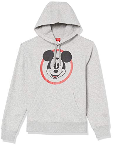 Amazon Essentials Disney | Marvel | Star Wars Men's Fleece Pullover Hoodie Sweatshirts (Available in Big & Tall), Mickey Classic, X-Large