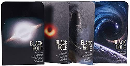 Book Ends Bookend Holder Book Stand Students with Bookshelf Creative Black Hole Bookend Supports Book Stopper for Shelves Bookshelf (Color : C)